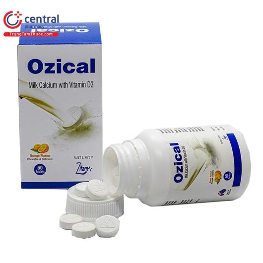 Thuốc Ozical bổ sung Calci và vitamin D: cách dùng, liều sử dụng