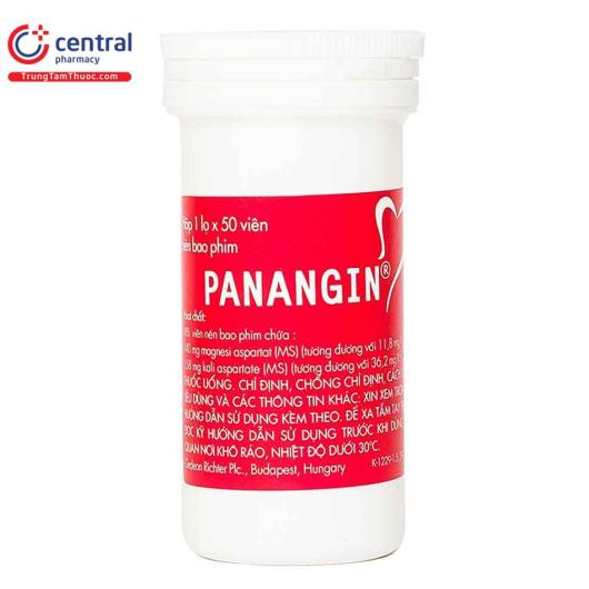 [CHÍNH HÃNG]Thuốc Panangin 50V: bổ sung Kali,Mg cho bệnh tim mạn tính