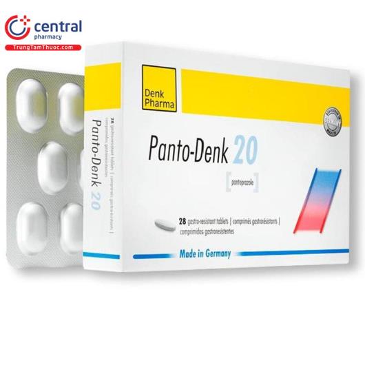 [CHÍNH HÃNG] Thuốc Panto-Denk 20 giải pháp điều trị trào ngược dạ dày