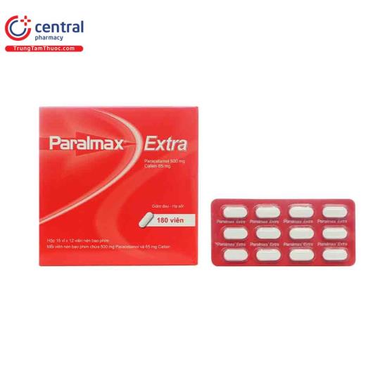 [CHÍNH HÃNG] Thuốc Paralmax Extra giảm đau và hạ sốt