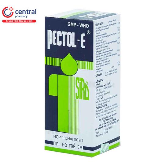 [CHÍNH HÃNG] Thuốc Pectol-E Sirô chai 90ml bảo vệ sức khỏe cho bé