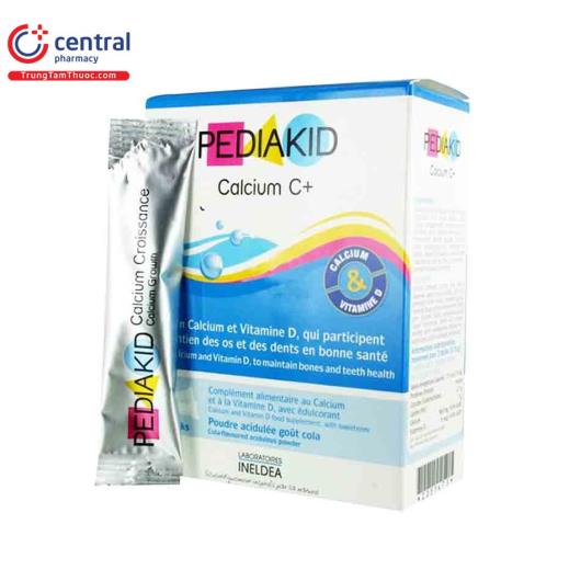 [CHÍNH HÃNG] Thuốc Pediakid Calcium C+ - Ngăm ngừa còi xương chậm lớn