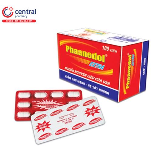 [CHÍNH HÃNG] Thuốc Phaanedol Extra: Tác dụng - Liều dùng và Giá bán