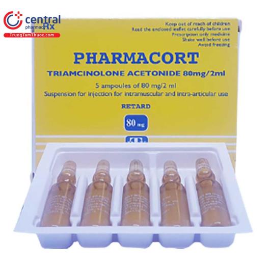 [CHÍNH HÃNG] Thuốc tiêm sẹo lồi Pharmacort 80mg/2ml