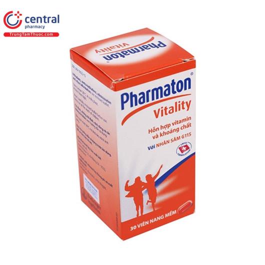 Thuốc bổ chứa nhân sâm Pharmaton Vitality tăng cường sức khỏe