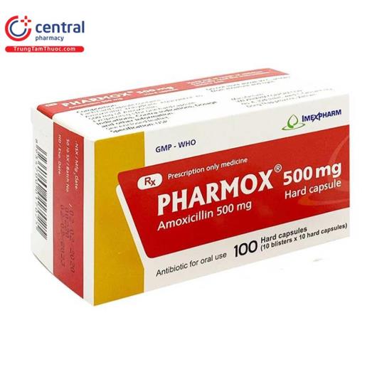 [CHÍNH HÃNG] Thuốc Pharmox 500mg: Công dụng, liều dùng, lưu ý