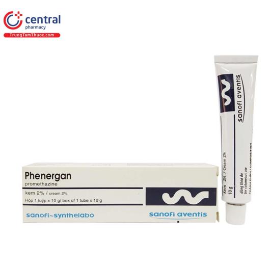 Thuốc Phenergan Cream trị mẩn ngứa, ngứa nốt sần, ngứa côn trùng đốt