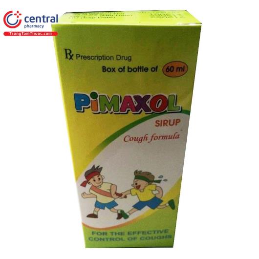 Siro Pimaxol - Thuốc trị các chứng ho do nhiều nguyên nhân