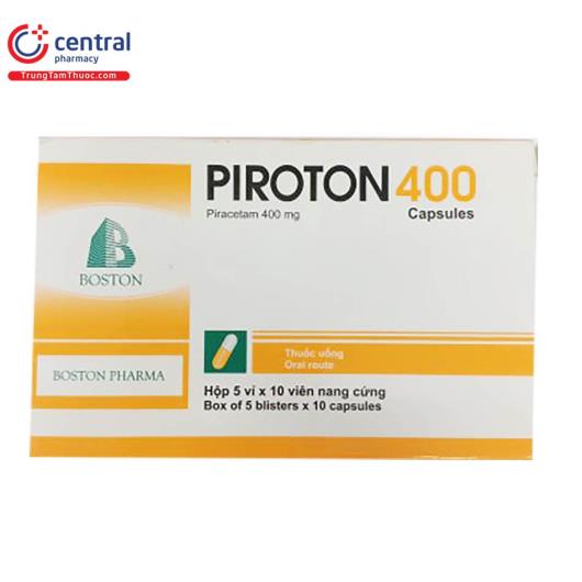 Thuốc Piroton 400 - Thuốc tác dụng lên hệ thần kinh trung ương