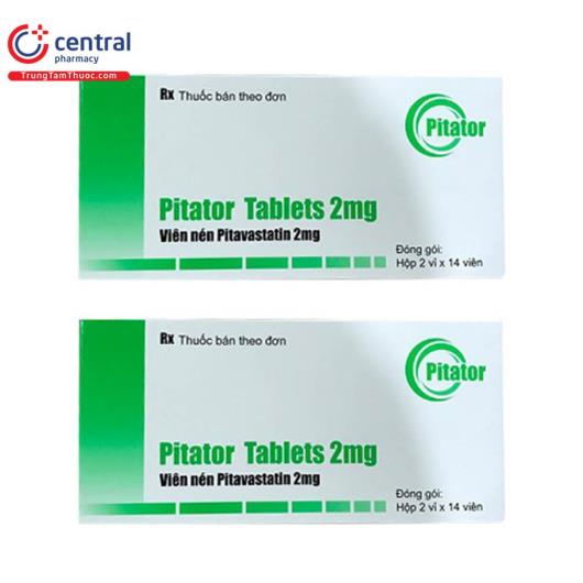 [CHÍNH HÃNG] Thuốc Pitator Tablets 2mg: điều trị rối loạn Lipid máu