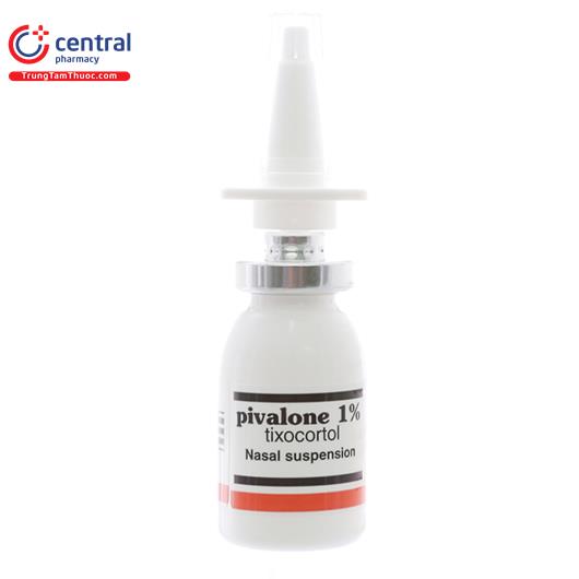 Thuốc xịt mũi Pivalone 1% 10ml hỗn dịch điều trị viêm mũi dị ứng