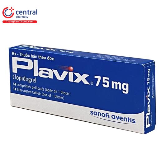 Thuốc Plavix 75mg dự phòng biến cố huyết khối do xơ vữa động mạch