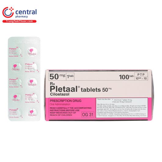 [CHÍNH HÃNG] Thuốc Pletaal Tablets 50mg - điều trị thiếu máu cục bộ