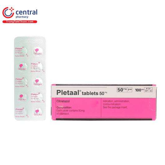 [CHÍNH HÃNG] Thuốc Pletaal Tablets 50mg - điều trị thiếu máu cục bộ