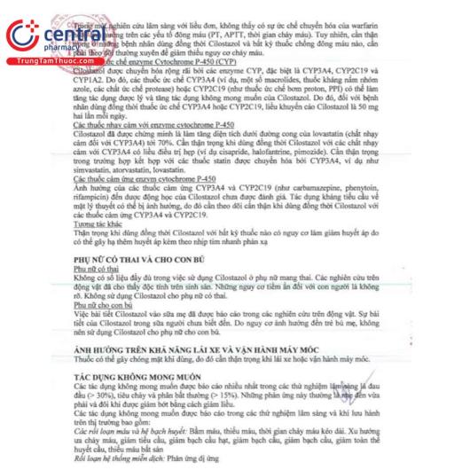 [CHÍNH HÃNG] Thuốc Pletaz 100mg Tablets ngừa đột quỵ do nhồi máu não