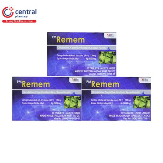 [CHÍNH HÃNG] Thuốc PM Remem: điều trị các bệnh tim mạch, thần kinh