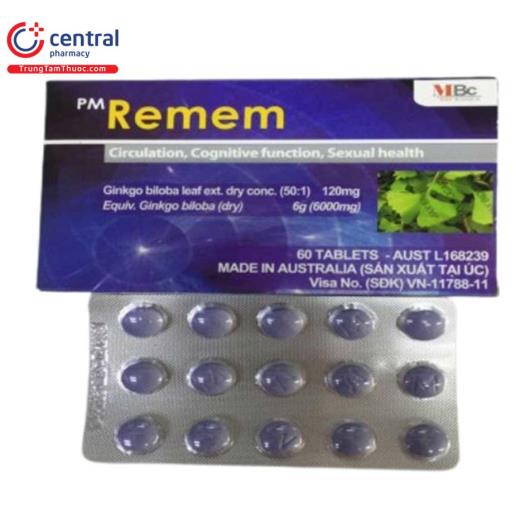 [CHÍNH HÃNG] Thuốc PM Remem: điều trị các bệnh tim mạch, thần kinh