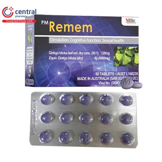 [CHÍNH HÃNG] Thuốc PM Remem: điều trị các bệnh tim mạch, thần kinh
