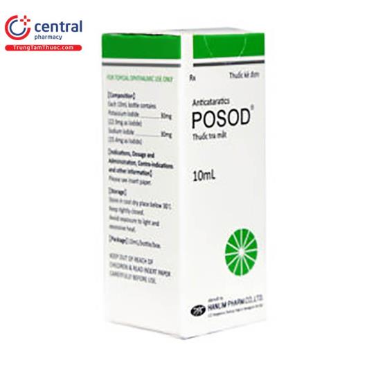 Thuốc Posod 10 ml: Cách dùng – liều dùng, lưu ý khi sử dụng