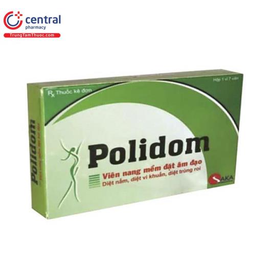 [CHÍNH HÃNG] Thuốc Polidom - Viên đặt trị viêm phụ khoa