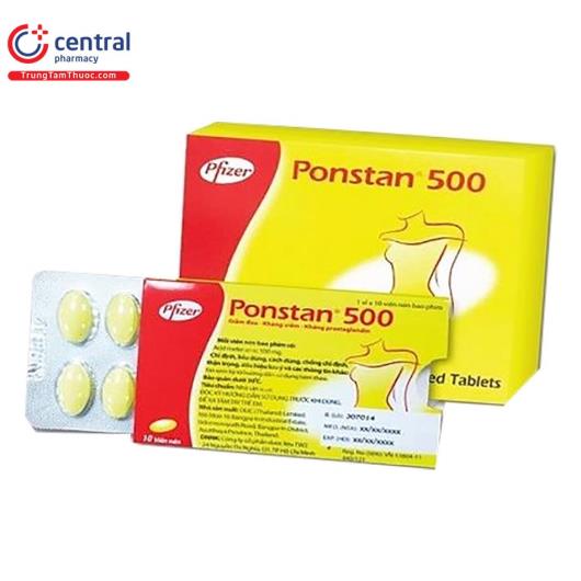 [CHÍNH HÃNG] Thuốc Ponstan 500 - Thuốc giảm đau hiệu quả của Thái Lan