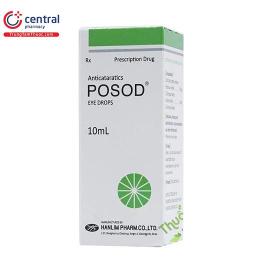 Thuốc Posod 10 ml: Cách dùng – liều dùng, lưu ý khi sử dụng