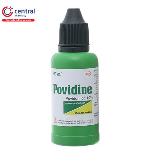 Thuốc Dung dịch phụ khoa Povidine 10% (90ml) điều trị viêm phụ khoa