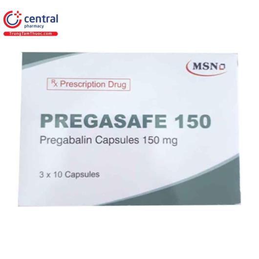 Thuốc Pregasafe 150 (Pregabalin 150mg) - điều trị đau dây thần kinh