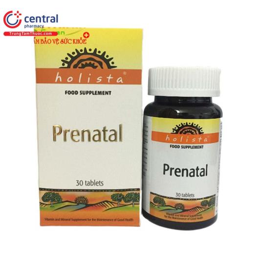 Thuốc Prenatal Holista (30V)-bổ sung vitamin & khoáng chất cho bà bầu