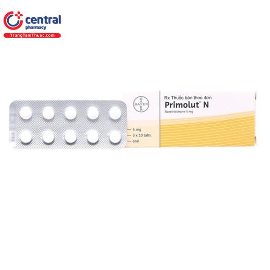 [CHÍNH HÃNG] Thuốc Primolut N 5mg điều trị rối loạn kinh nguyệt