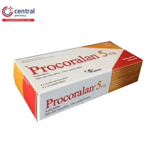 Thuốc Procoralan 5mg hỗ trợ điều trị đau thắt ngực ổn định