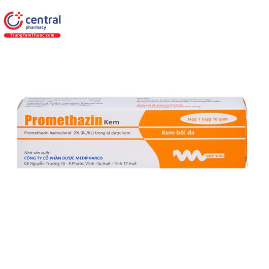 Thuốc Promethazin Cream 10g Medipharco điều trị mày đay, mẩn ngứa