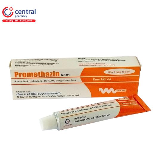 Thuốc Promethazin Cream 10g Medipharco điều trị mày đay, mẩn ngứa