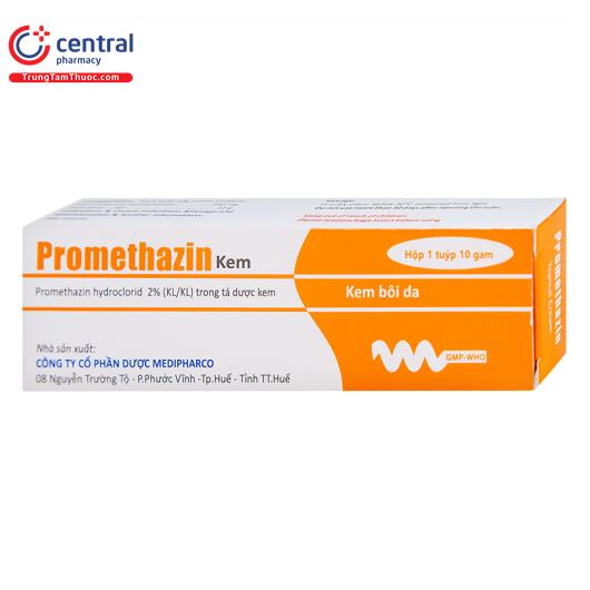 Thuốc Promethazin Cream 10g Medipharco điều trị mày đay, mẩn ngứa