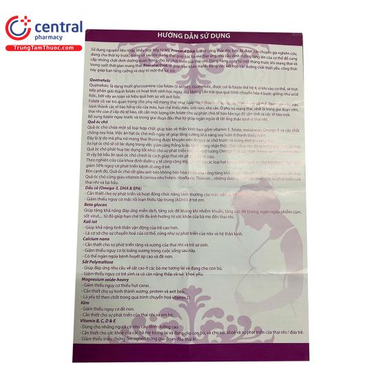Thuốc Pronatal DHA - USA Pharma: công dụng, cách dùng