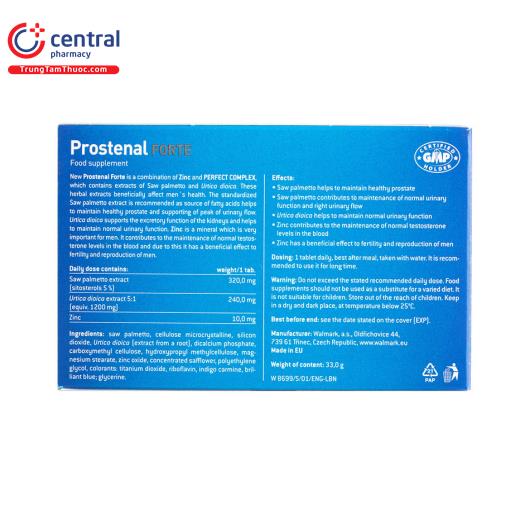 [CHÍNH HÃNG] Prostenal Forte dành cho người phì đại tiền liệt tuyến