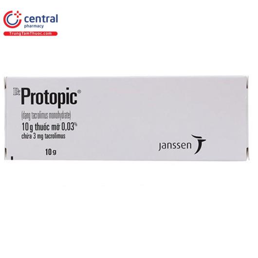 Thuốc mỡ Protopic 0,03% Janssen 10g trị chàm da thể tạng