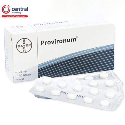 [CHÍNH HÃNG] Thuốc Provironum 25mg - Thuốc điều trị rối loạn nội tiết