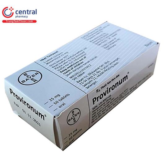 [CHÍNH HÃNG] Thuốc Provironum 25mg - Thuốc điều trị rối loạn nội tiết