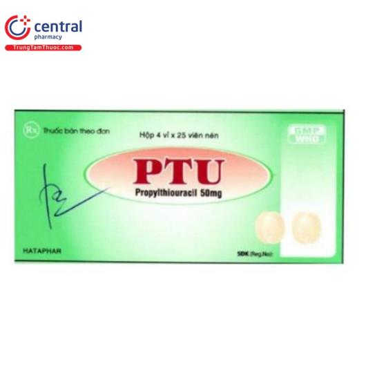 Thuốc PTU Hataphar: Cách dùng – liều dùng, lưu ý khi sử dụng
