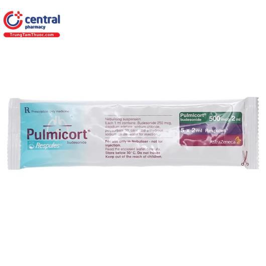 Thuốc Pulmicort Respules 500mcg/2ml - điều trị viêm khí, phế quản