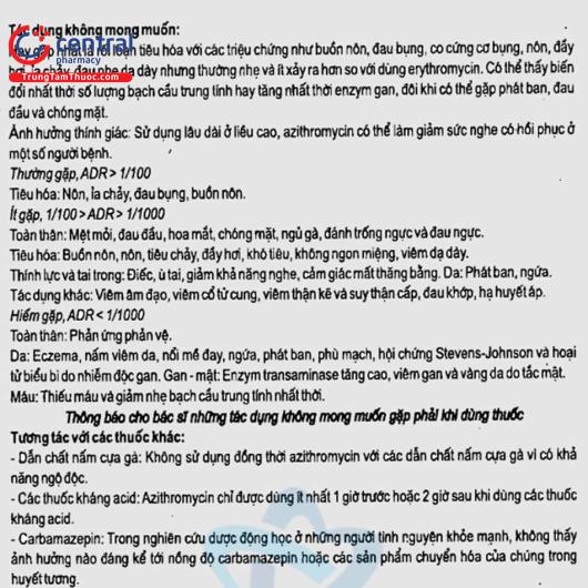 [CHÍNH HÃNG] Thuốc Quafa-AZI 500mg - thuốc điều trị nhiễm khuẩn