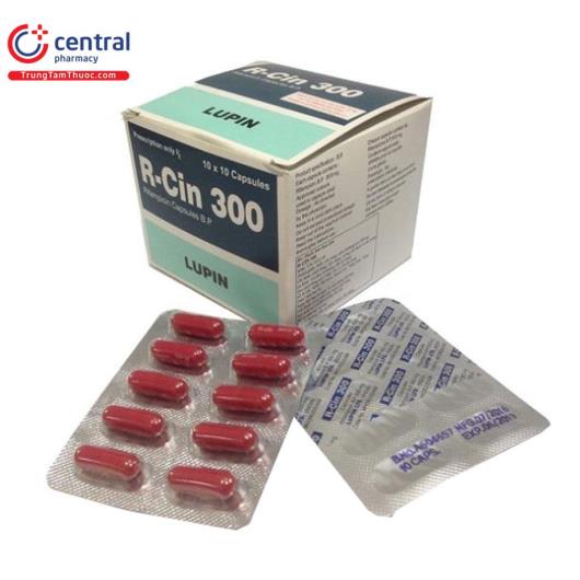 [CHÍNH HÃNG] Thuốc R-Cin 300 điều trị các thể lao, phong, nhiễm khuẩn