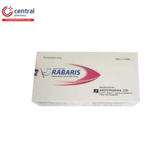 Thuốc Rabaris 20mg: Chỉ định, liều dùng và lưu ý sử dụng