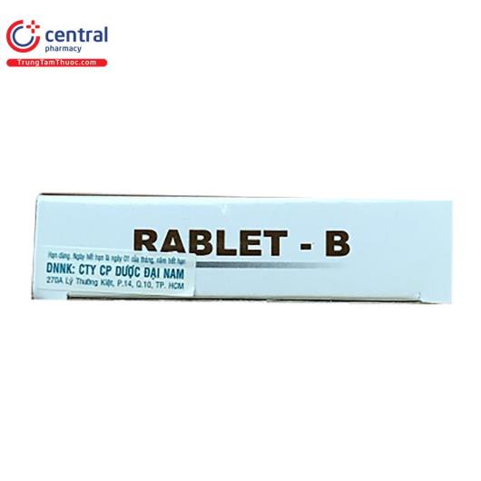 [CHÍNH HÃNG] Thuốc Rablet-B 20mg trị viêm loét dạ dày