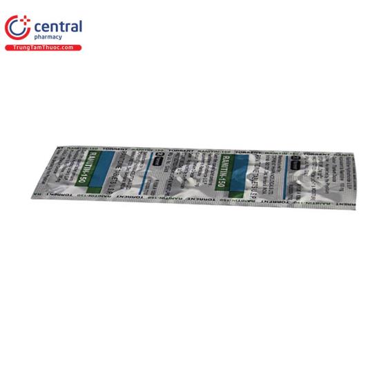 [CHÍNH HÃNG] Thuốc Ranitidin-150 điều trị viêm loét dạ dày, tá tràng