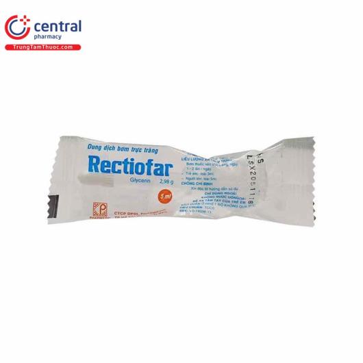 [CHÍNH HÃNG] Thuốc Rectiofar 5ml - Thuốc nhuận tràng điều trị táo bón
