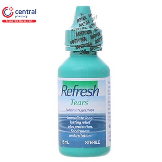 Thuốc Refresh Tears 0.5% 15ml: Cách dùng, liều dùng, lưu ý sử dụng