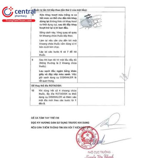 [CHÍNH HÃNG] Thuốc Relenza (Zanamivir 5mg) kháng virus dạng bột hít