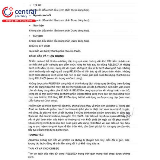 [CHÍNH HÃNG] Thuốc Relenza (Zanamivir 5mg) kháng virus dạng bột hít